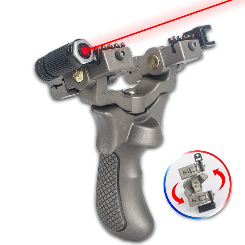 Lance pierre avec viseur laser